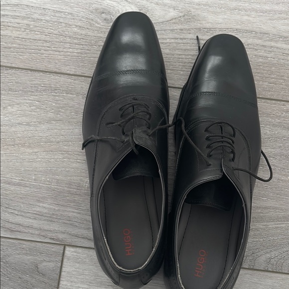 HUGO | Shoes | Hugo Black Mens Dress Shoes | Poshmark
